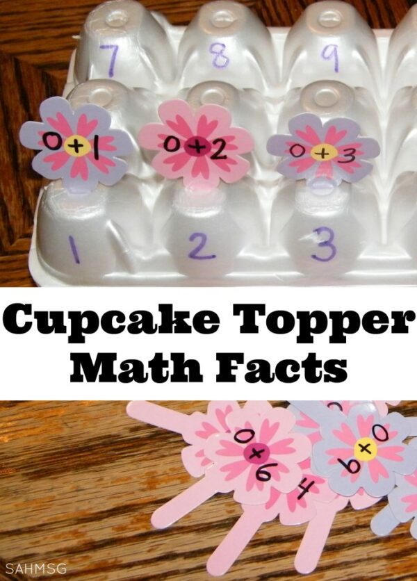 Cupcake Topper Math Facts Activity » The Stay-at-Home-Mom Survival Guide