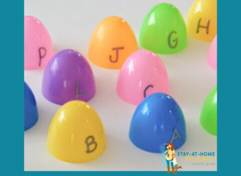 Easter Egg Alphabet Order Game for Preschool » The Stay-at-Home-Mom ...
