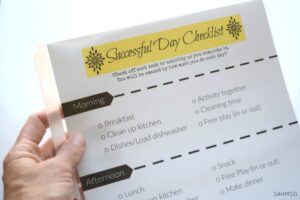 Successful Mom Daily Checklist » The Stay-at-Home-Mom Survival Guide
