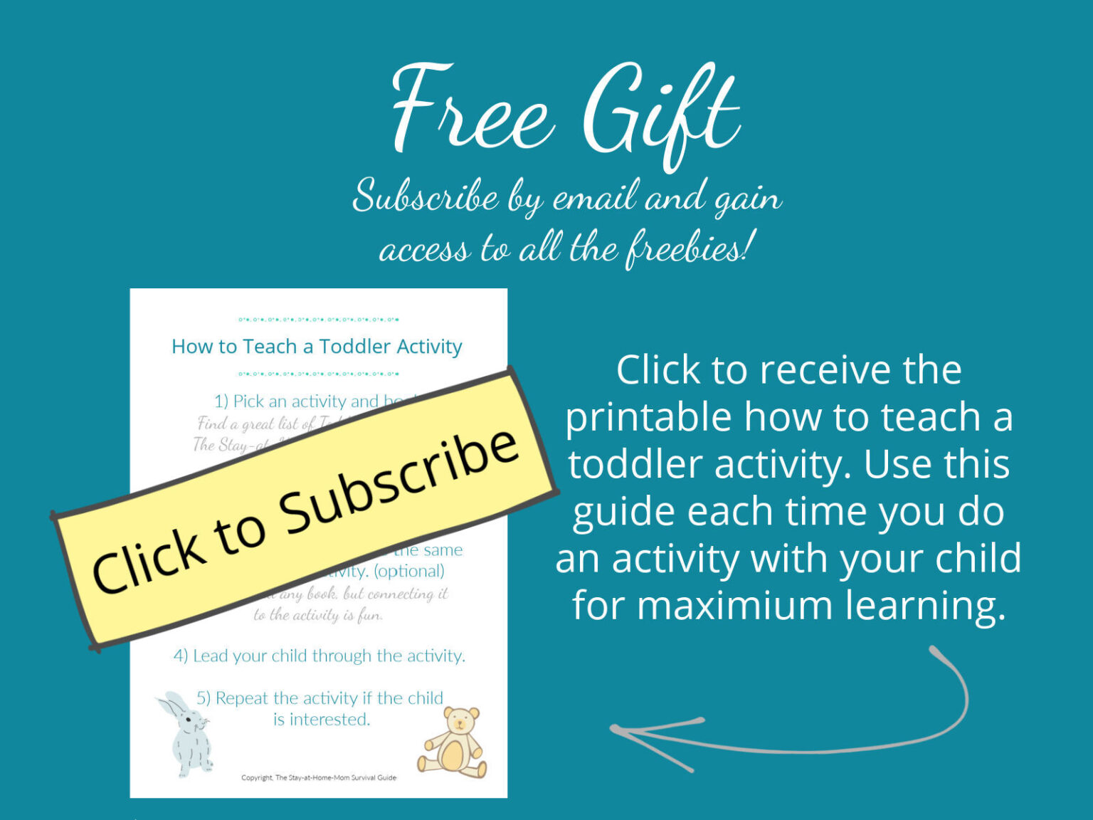 How to Teach a Toddler Activity: Free Download » The Stay-at-Home-Mom ...