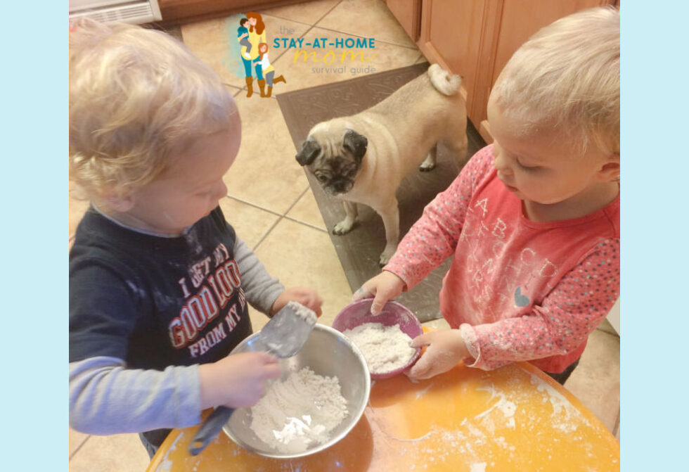 Flour Sensory Bin for Toddlers and Babies » The Stay-at-Home-Mom ...